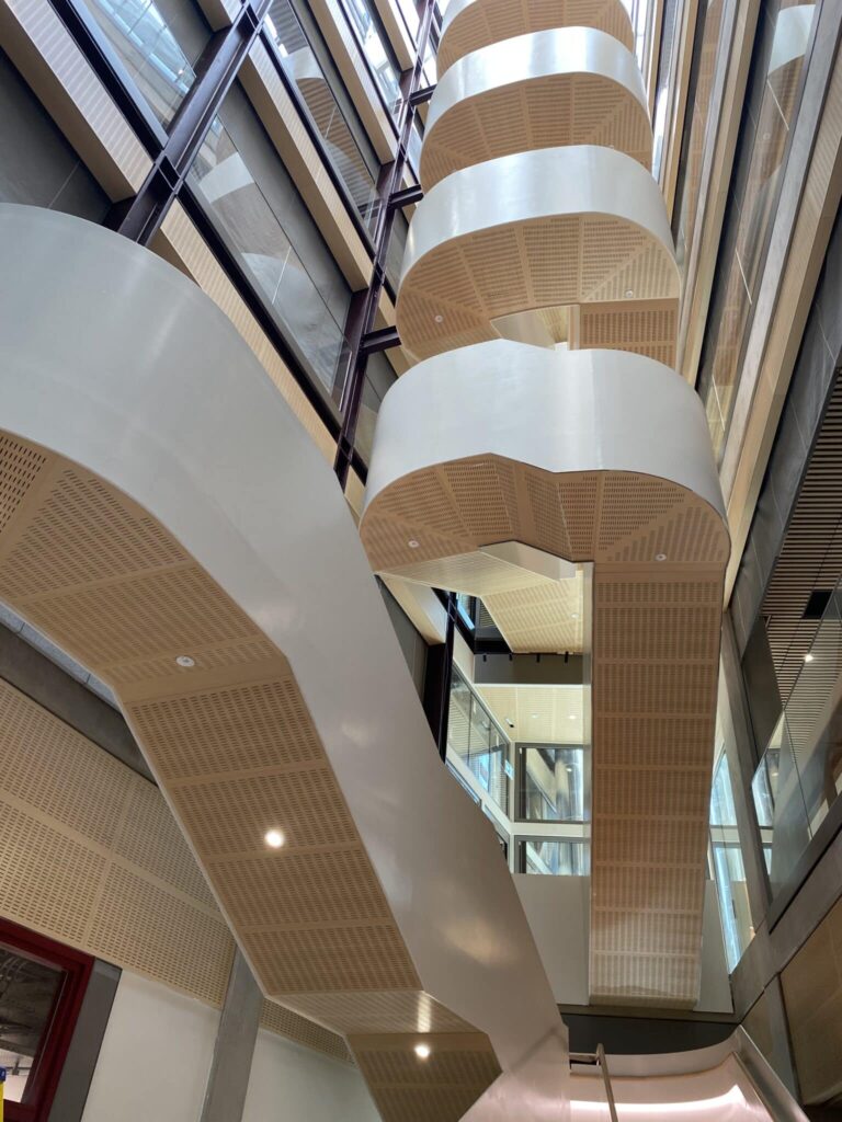 OMC Technologies | Atrium Stairs - E3 Learning Foundry, Trinity College ...